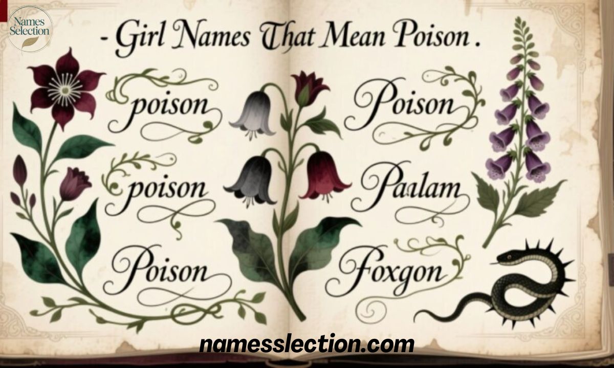 Names That Mean Poison: Boy, Girl & Fantasy Names Ideas