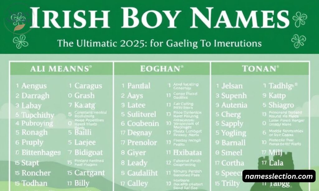 200+ Authentic Irish Boy Names: The Ultimate 2025 Guide to Gaelic Names ...